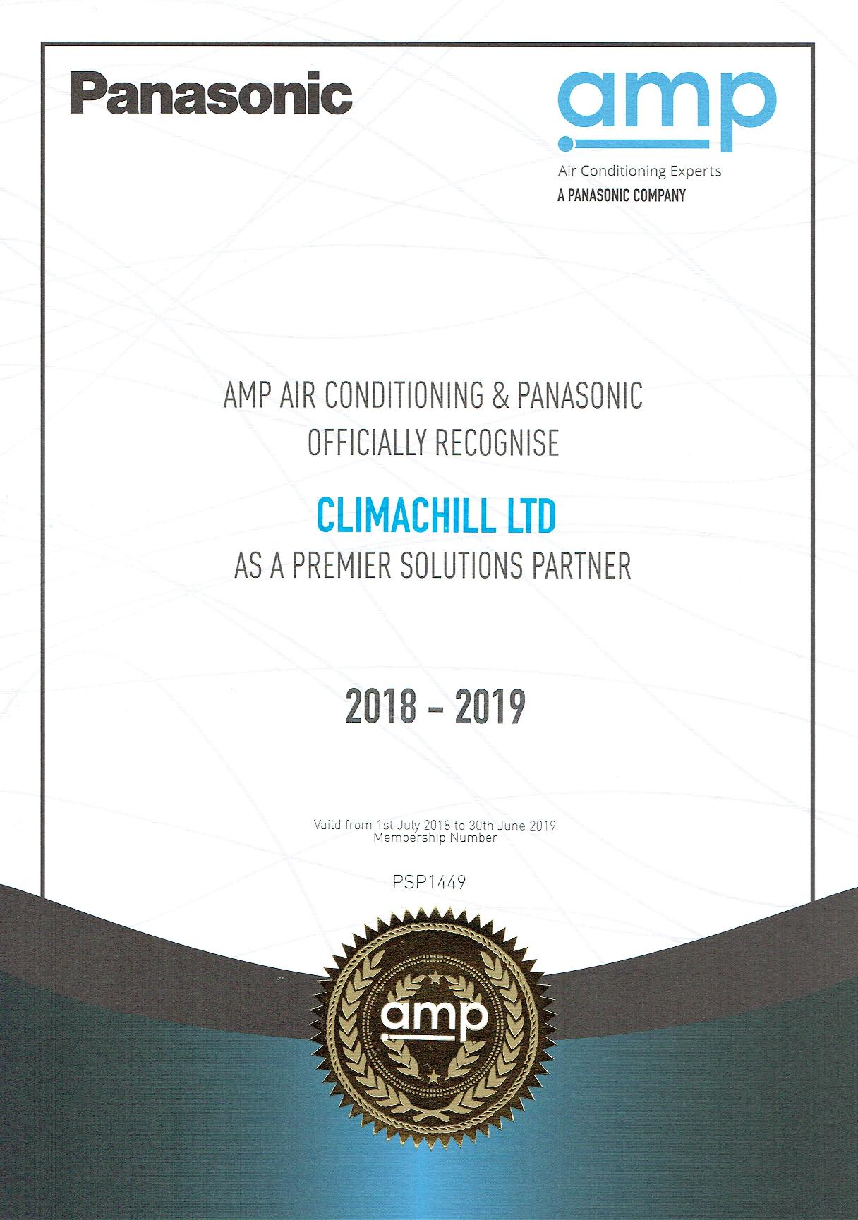 Climachill Accreditations