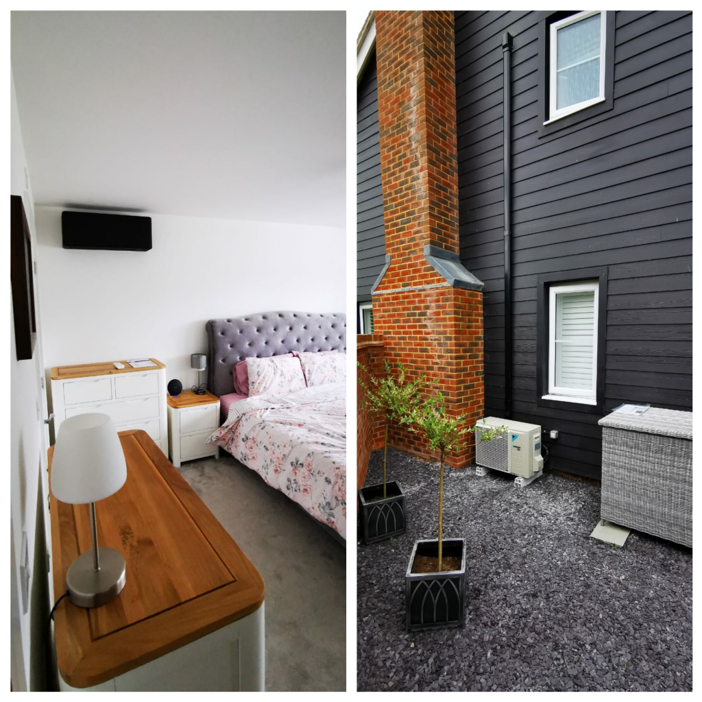 Stylish Daikin Air Conditioning for Master Bedroom | Climachill